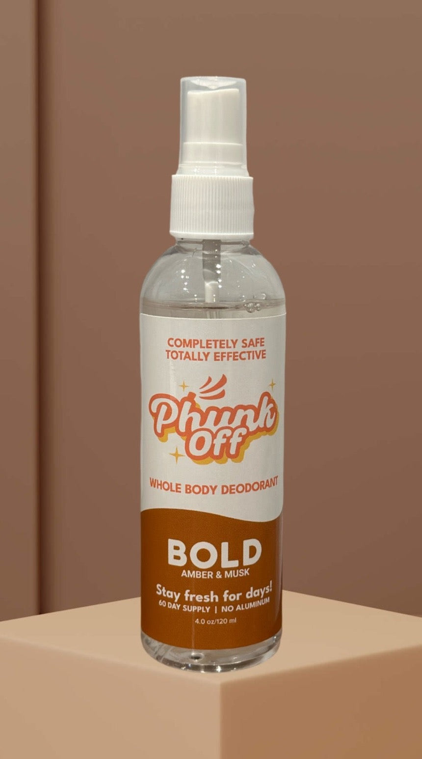 Phunk Off Whole Body Deodorant Spray - Bold/ Amber & Musk